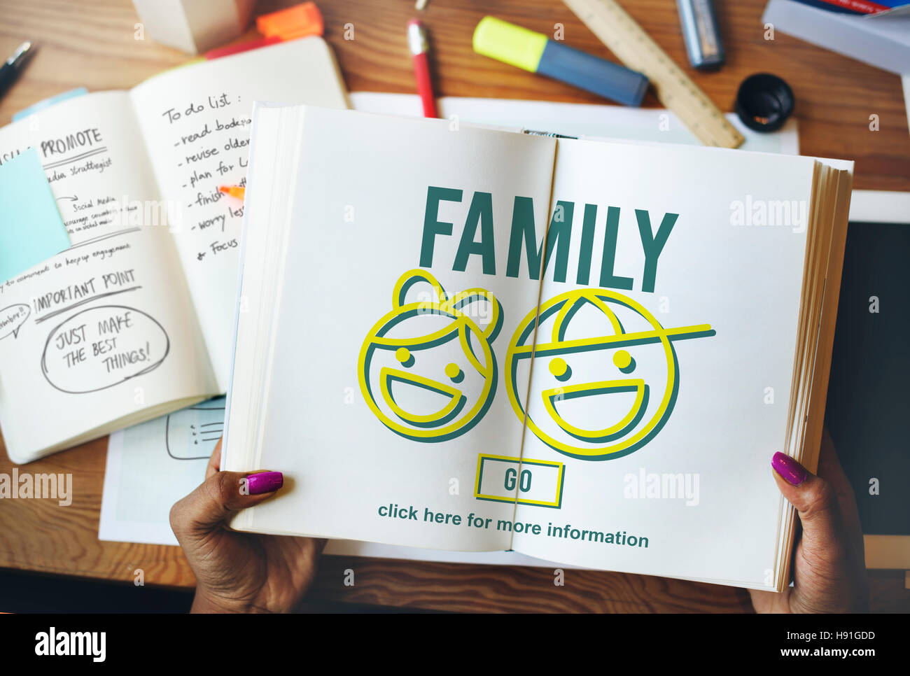 Family Relationship Parents Offspring Love Concept Stock Photo - Alamy