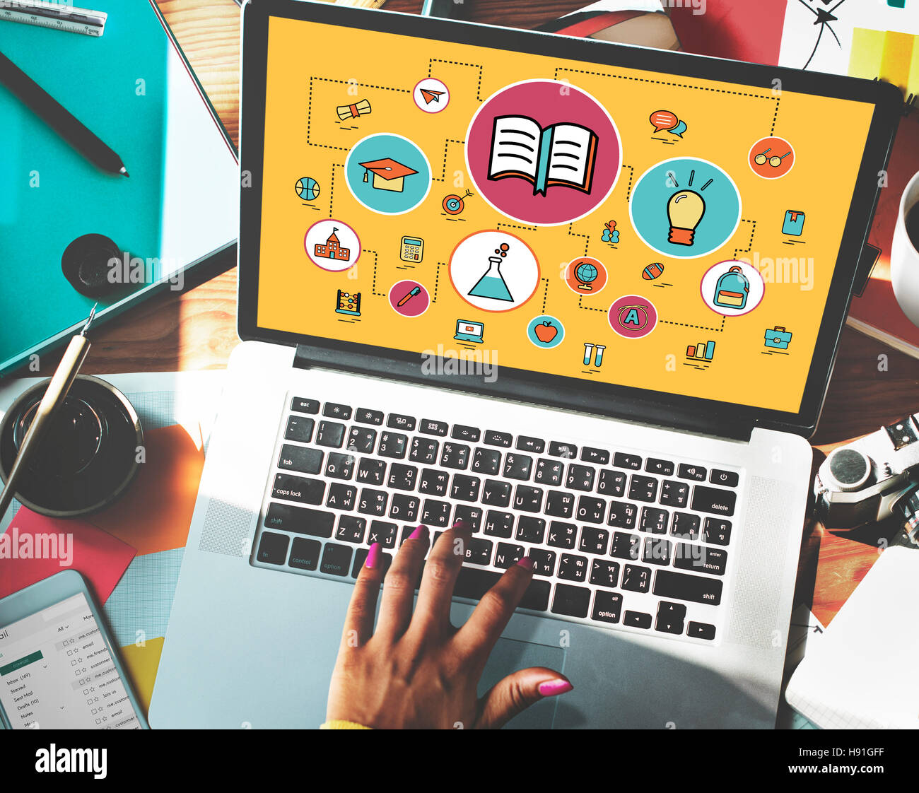 Education Study Learning Knowledge Class Concept Stock Photo - Alamy