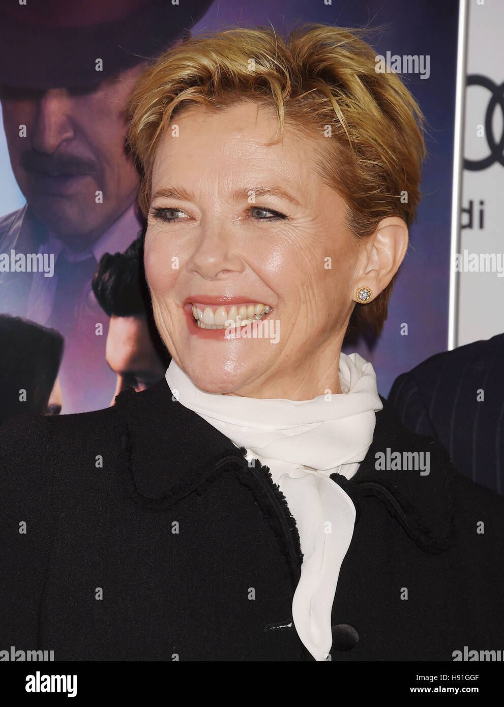 ANNETTE BENING US film actress in November 2016. Photo Jeffrey Mayer ...