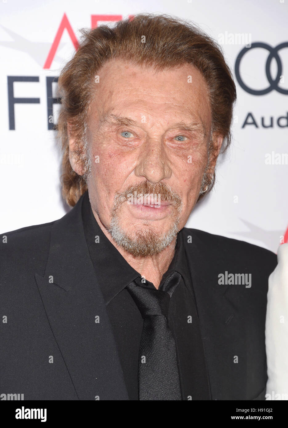 JOHNNY HALLIDAY French singer in October 2016. Photo Jeffrey Mayer ...