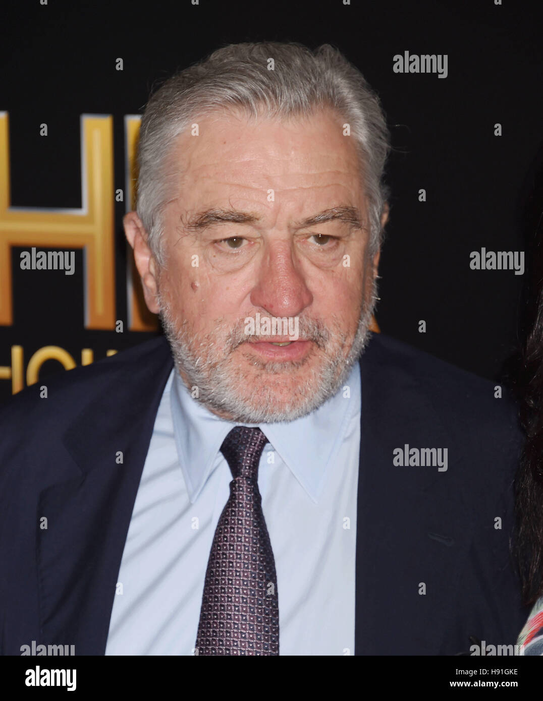 ROBERT DeNIRO US film actor in October 2016. Photo Jeffrey Mayer Stock ...