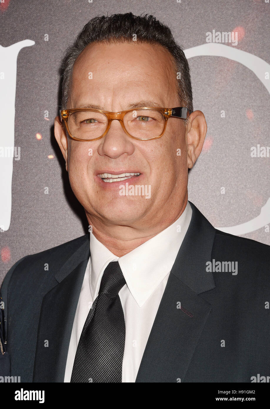 TOM HANKS US film actor in October 2016. Photo Jeffrey Mayer Stock ...