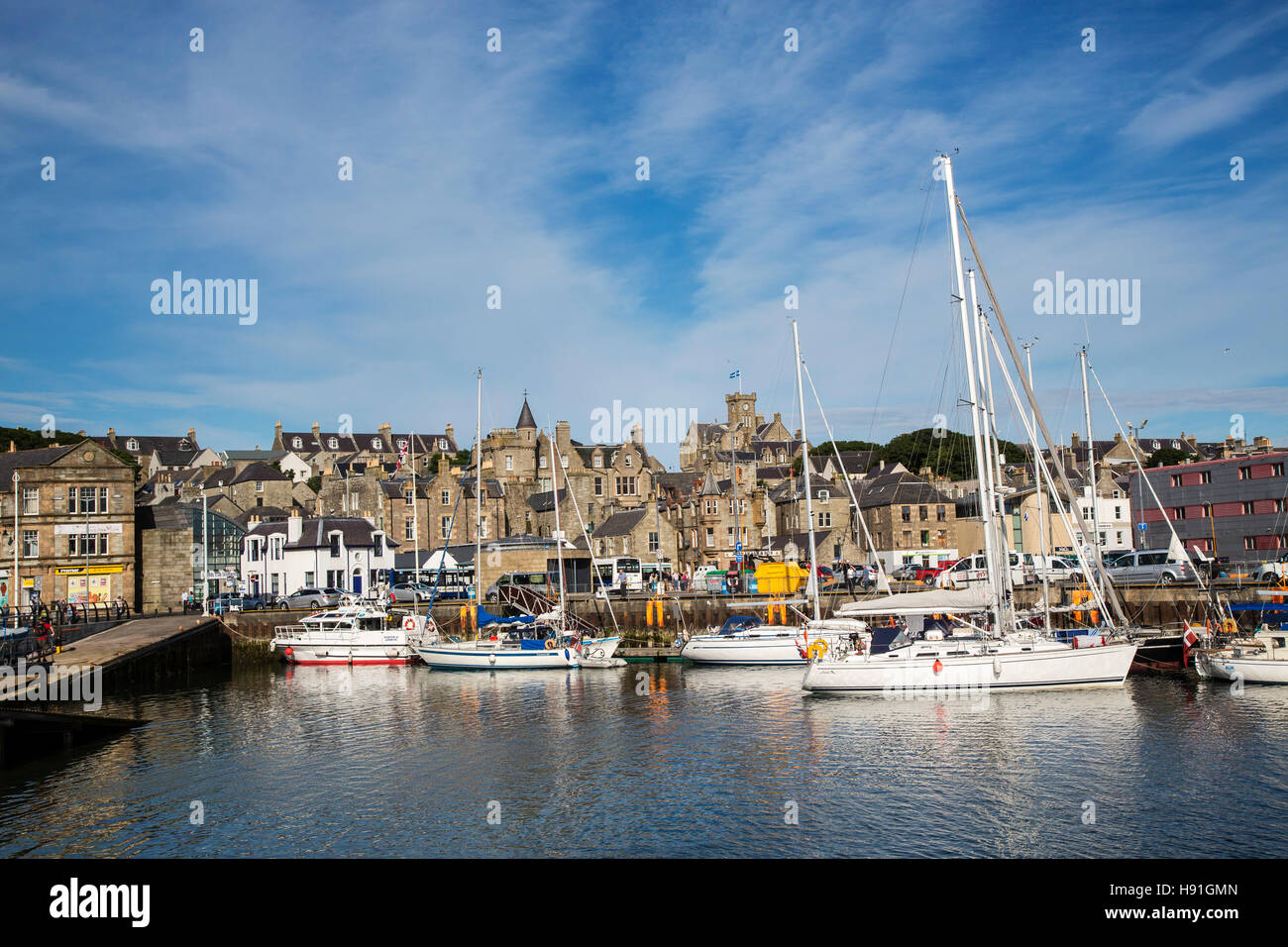 The Harbour Lerwick, Shetland Islands, Scotland Stock Photo - Alamy