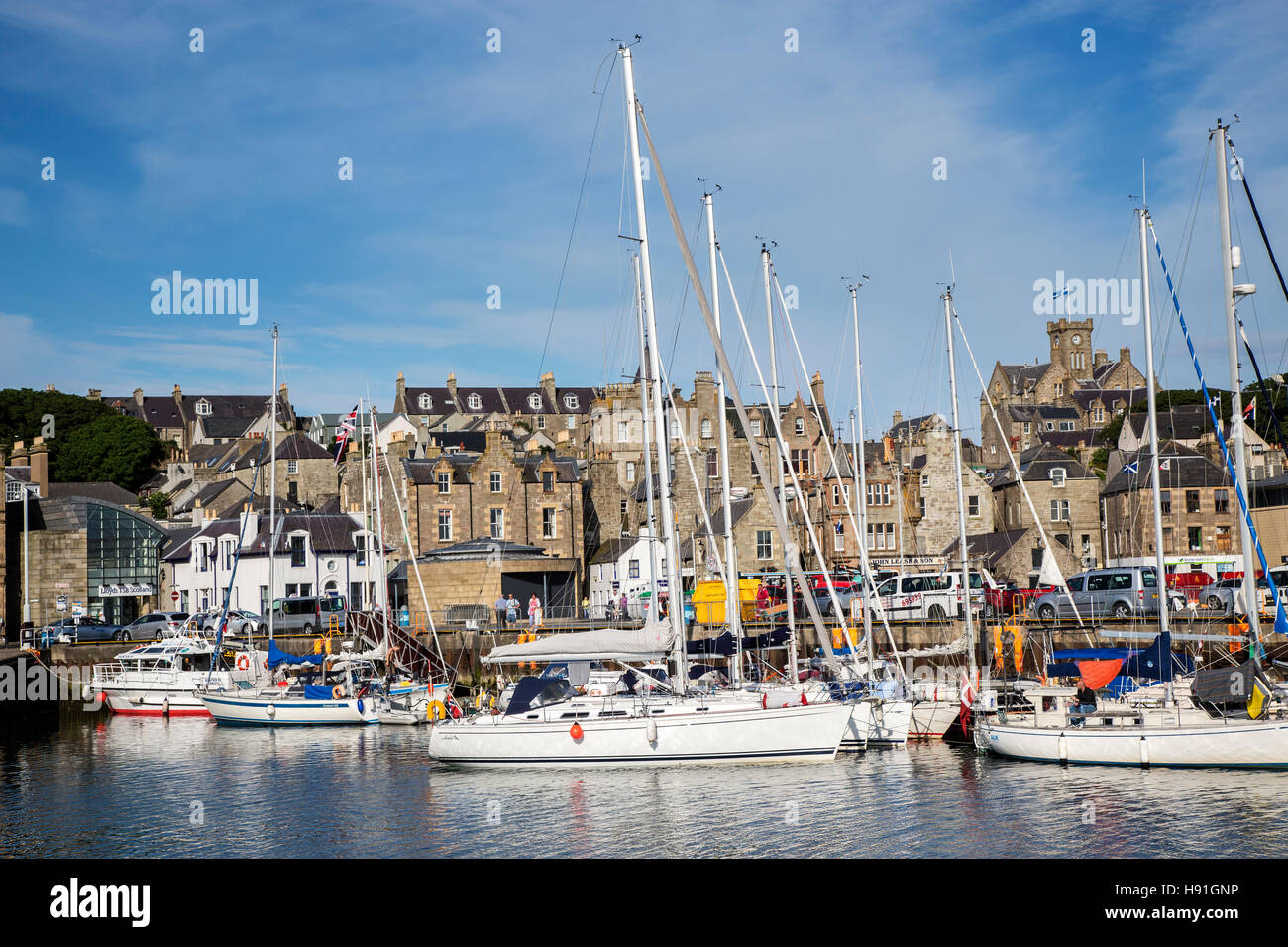 The Harbour Lerwick, Shetland Islands, Scotland Stock Photo - Alamy