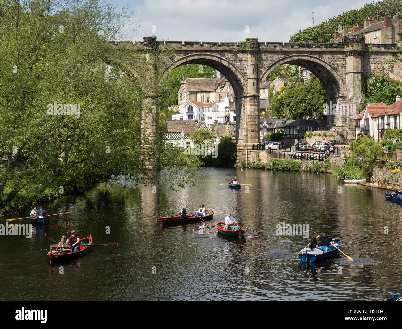 The River Nidd, Knaresborough, North Yorkshire Stock Photo - Alamy