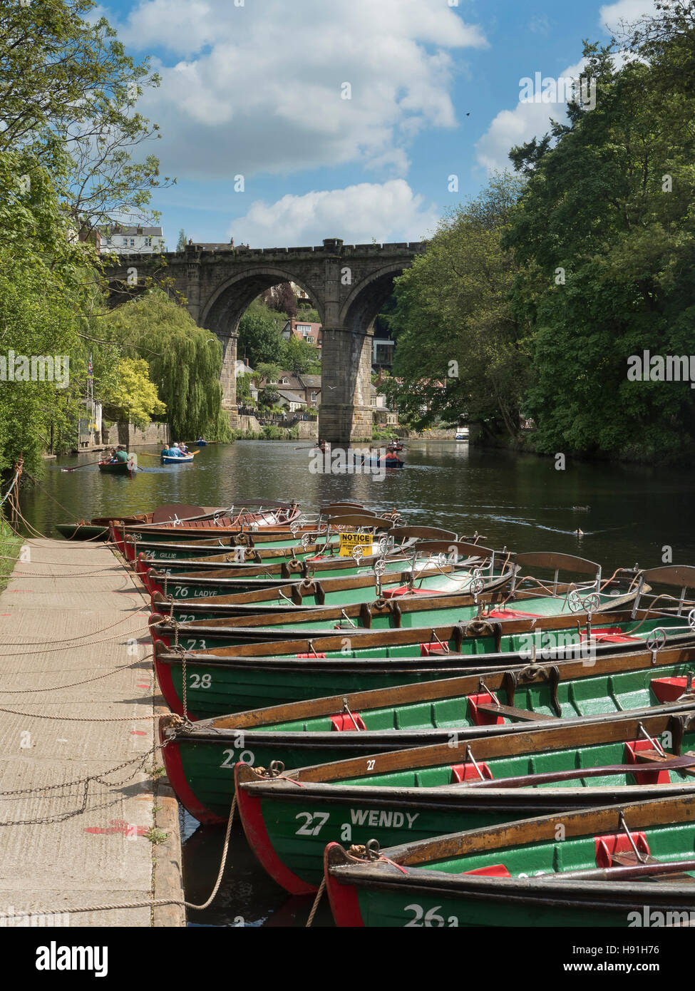 The River Nidd, Knaresborough, North Yorkshire Stock Photo - Alamy