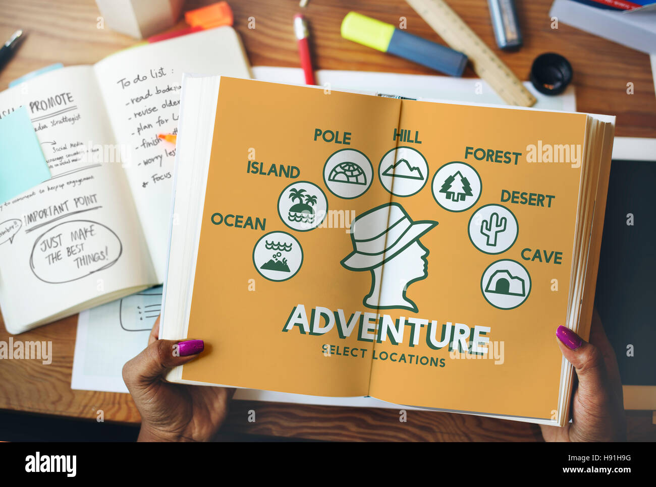 Adventure Travel Journey Experience Concept Stock Photo - Alamy