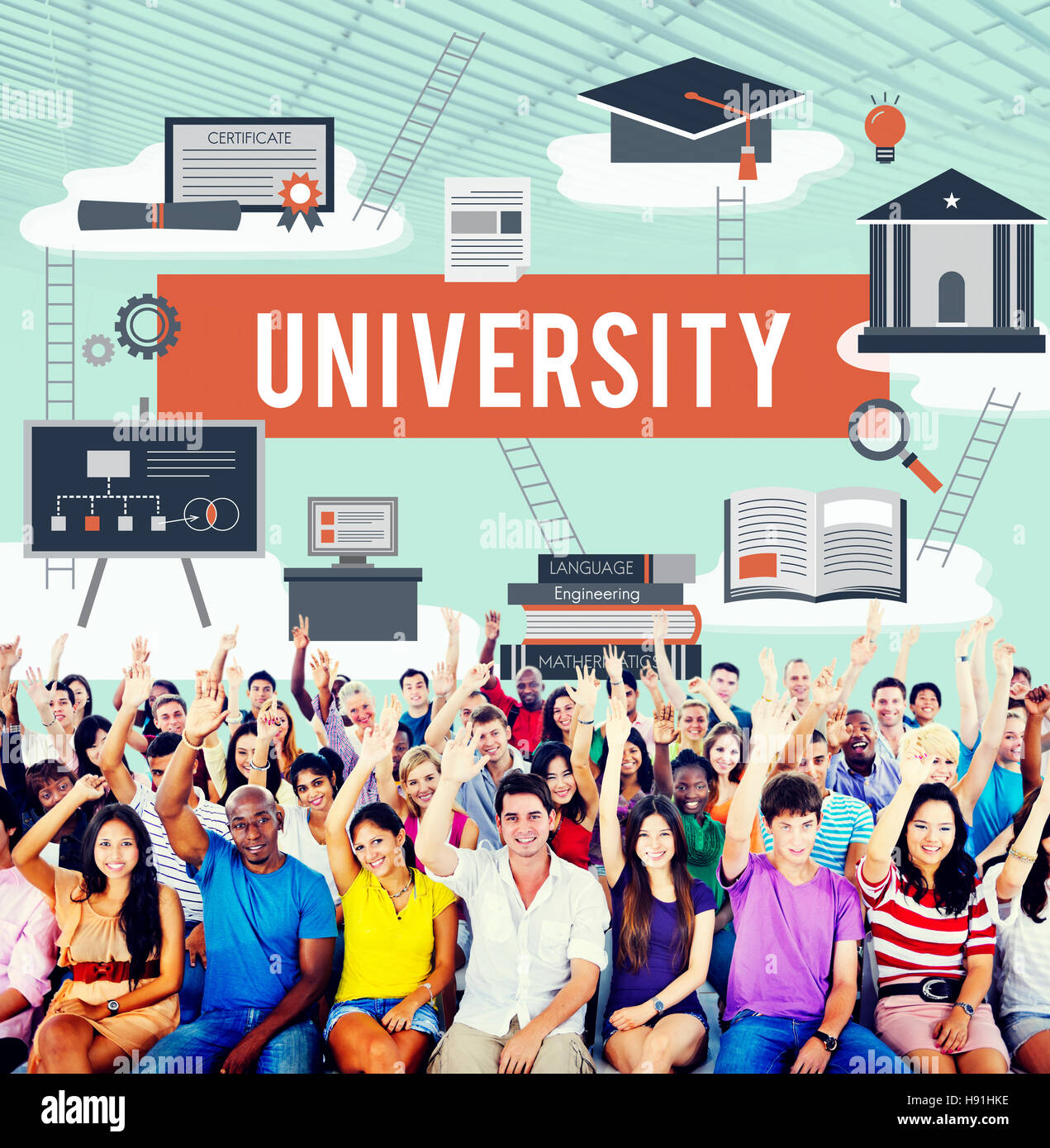 University Academic Campus College Education Concept Stock Photo - Alamy