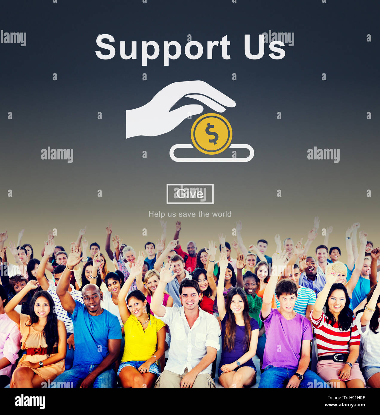 Diverse young students volunteer hi-res stock photography and images ...