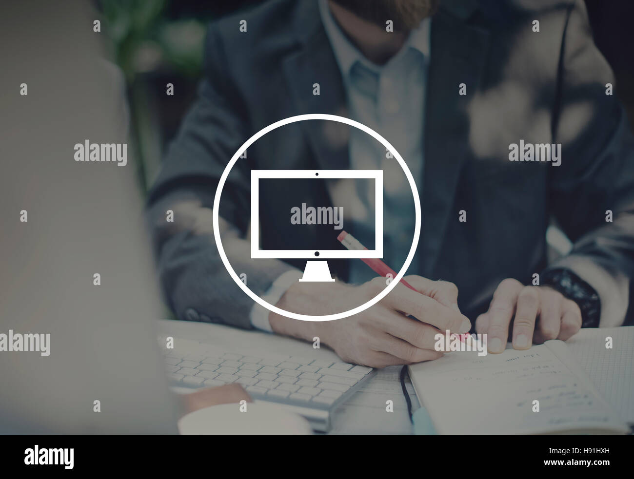 Computer Laptop Technology Digital Device Concept Stock Photo - Alamy