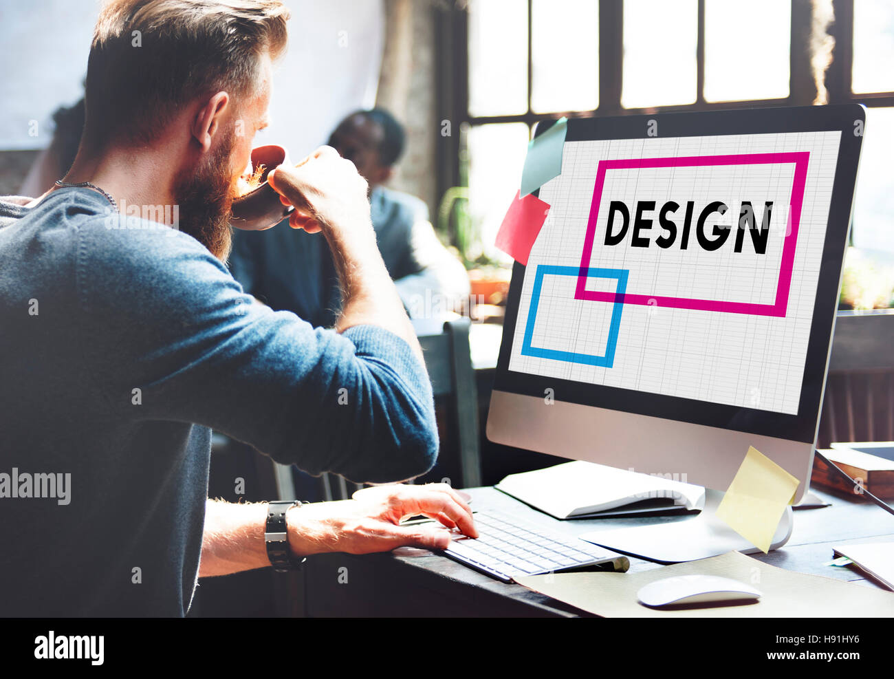 Design Ideas Creativity Draft Vision Creative Concept Stock Photo - Alamy