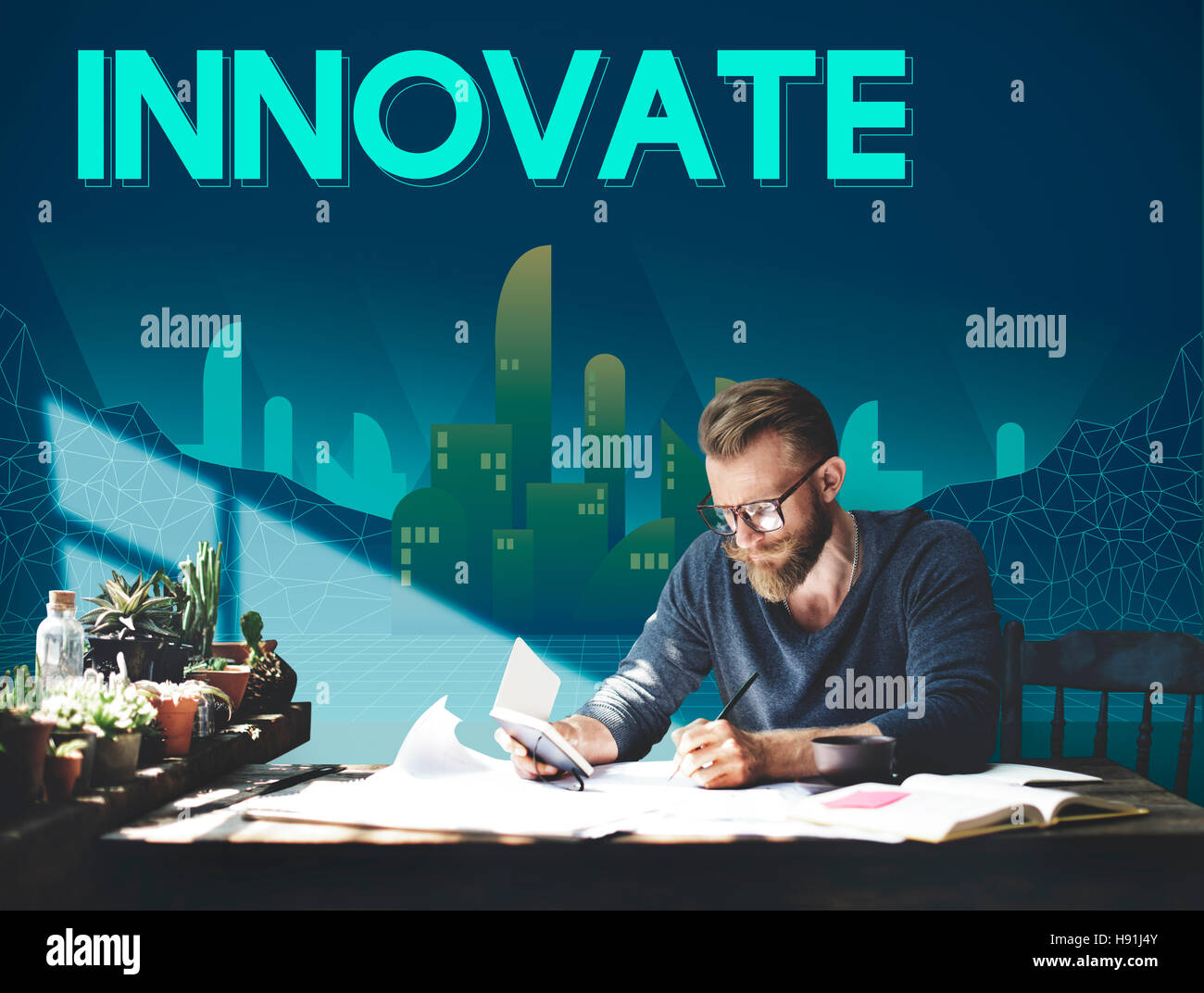 Innovate Innovative Architecture Skyscraper Structure Concept Stock ...