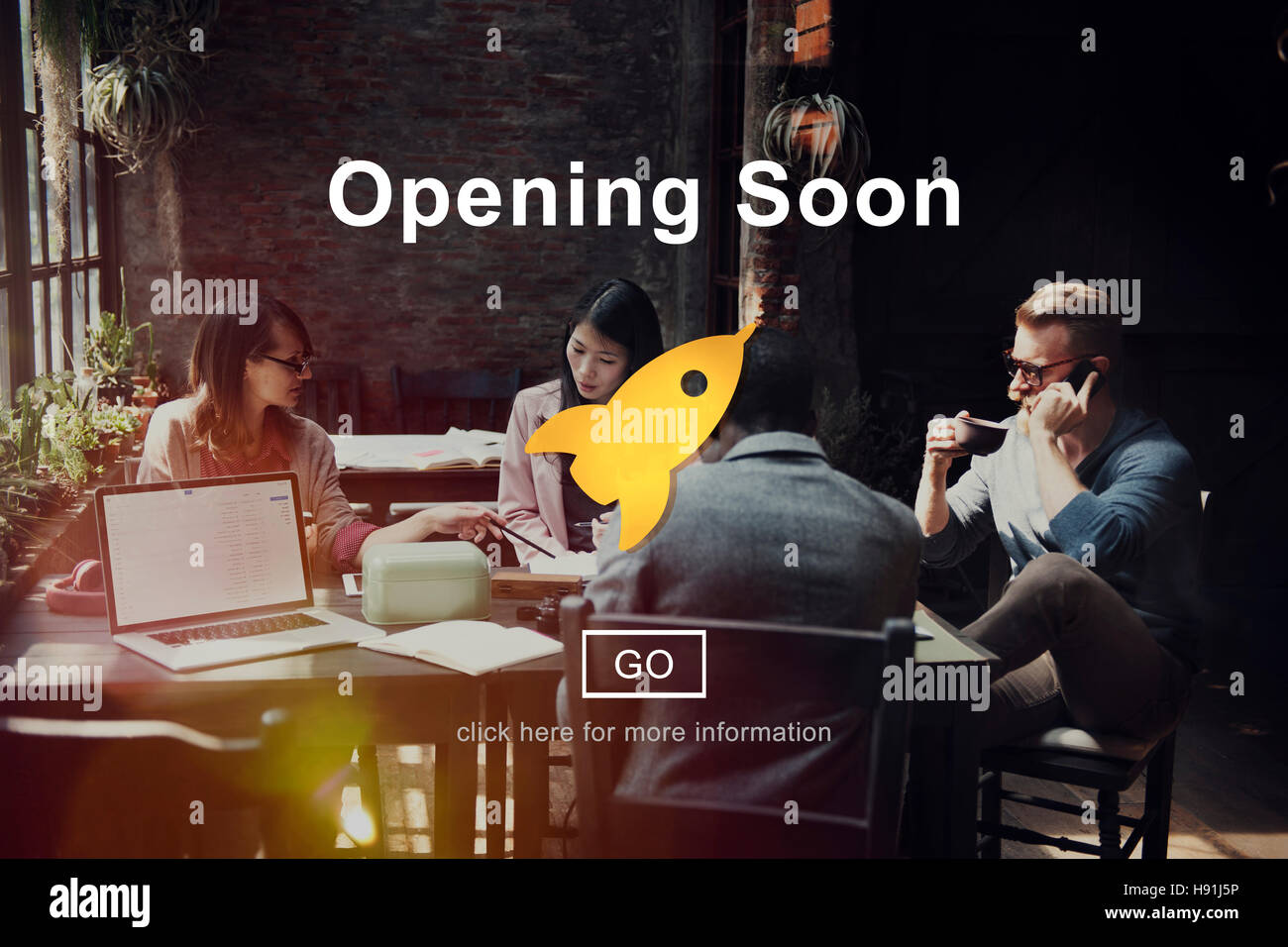 Opening soon word hi-res stock photography and images - Alamy