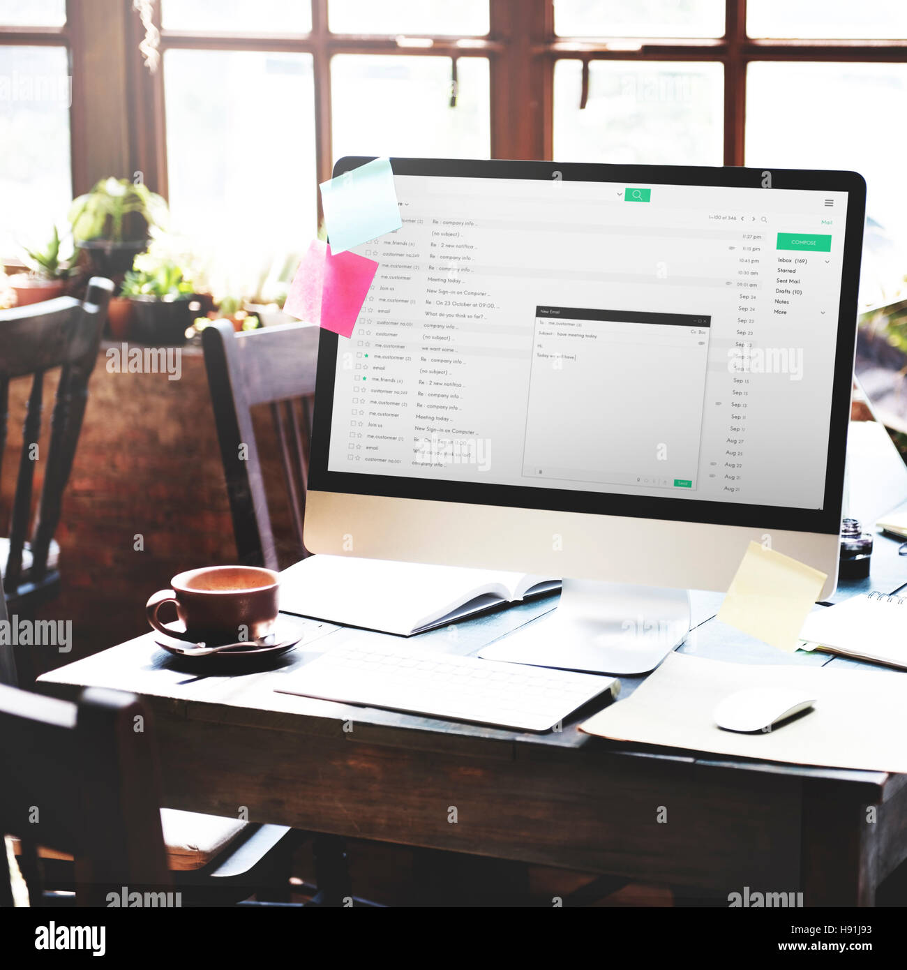 Email Online Messaging Communication Mail Concept Stock Photo - Alamy