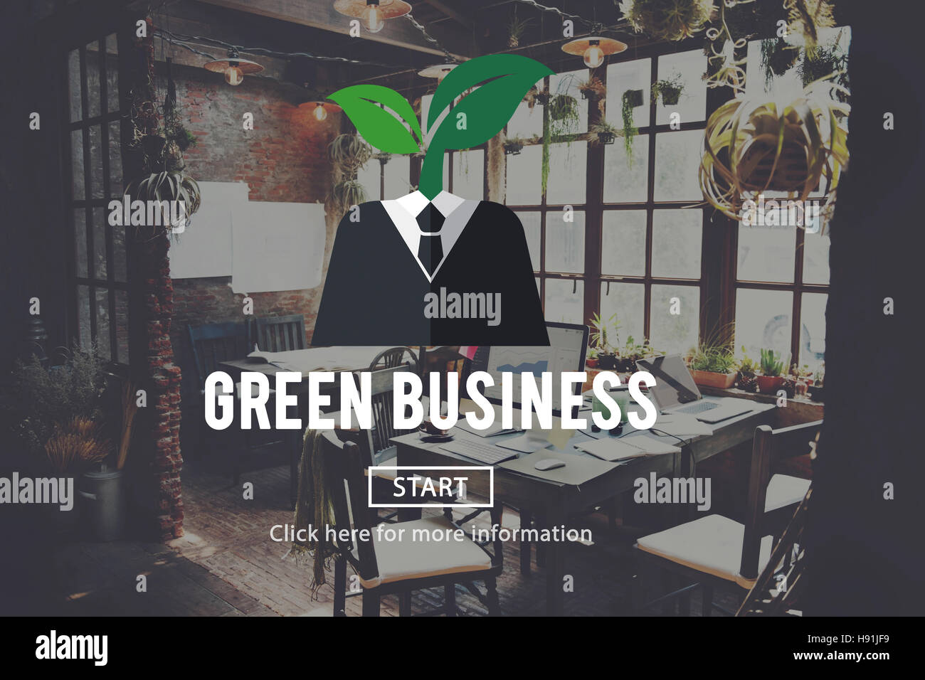 Green Business Ecology Environment Concept Stock Photo - Alamy