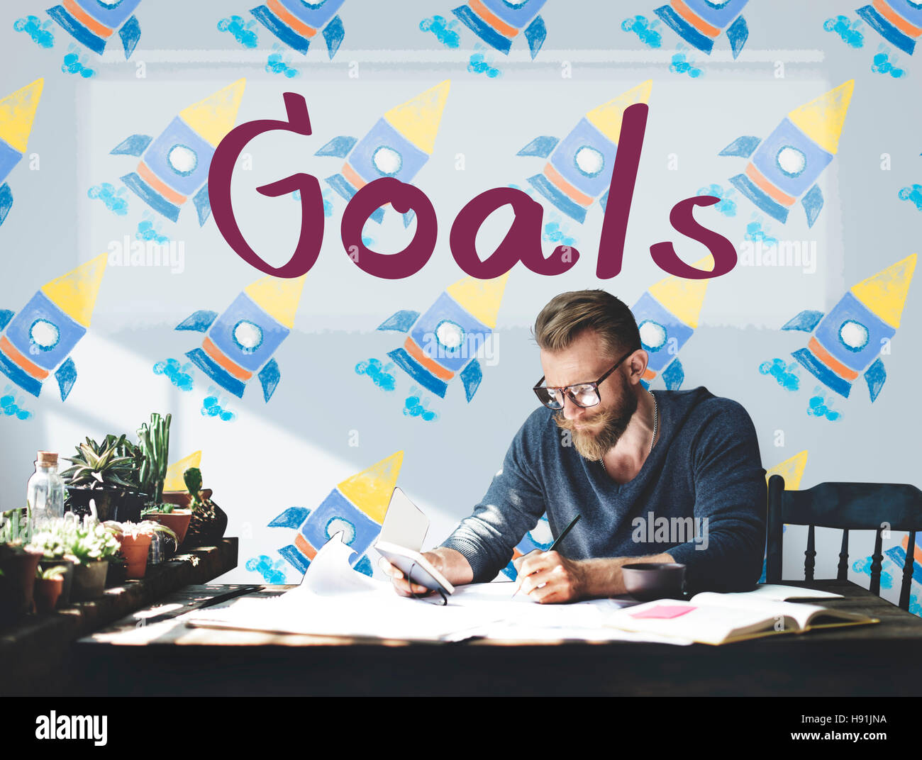 Goals Aim Aspiration Dreams Inspiration Target Concept Stock Photo - Alamy