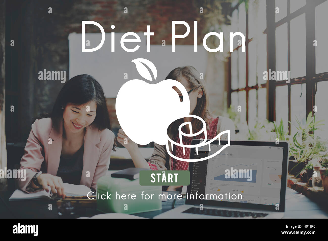 DIet Plan Healthy Nutrition Eating Food Choice Concept Stock Photo - Alamy