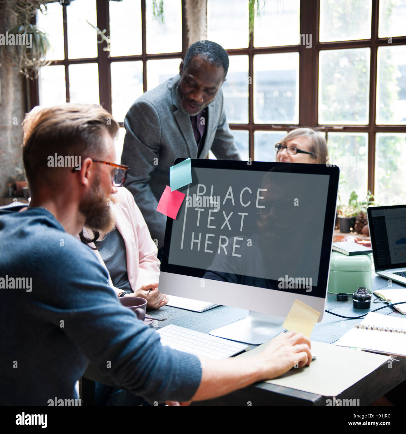 Conference Connection Communication Corporate Concept Stock Photo - Alamy
