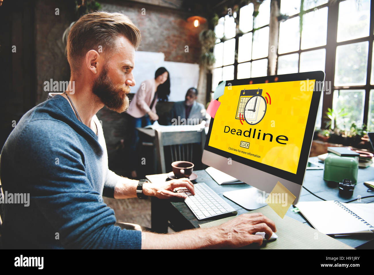 Deadline Target Notice Important Schedule Concept Stock Photo - Alamy