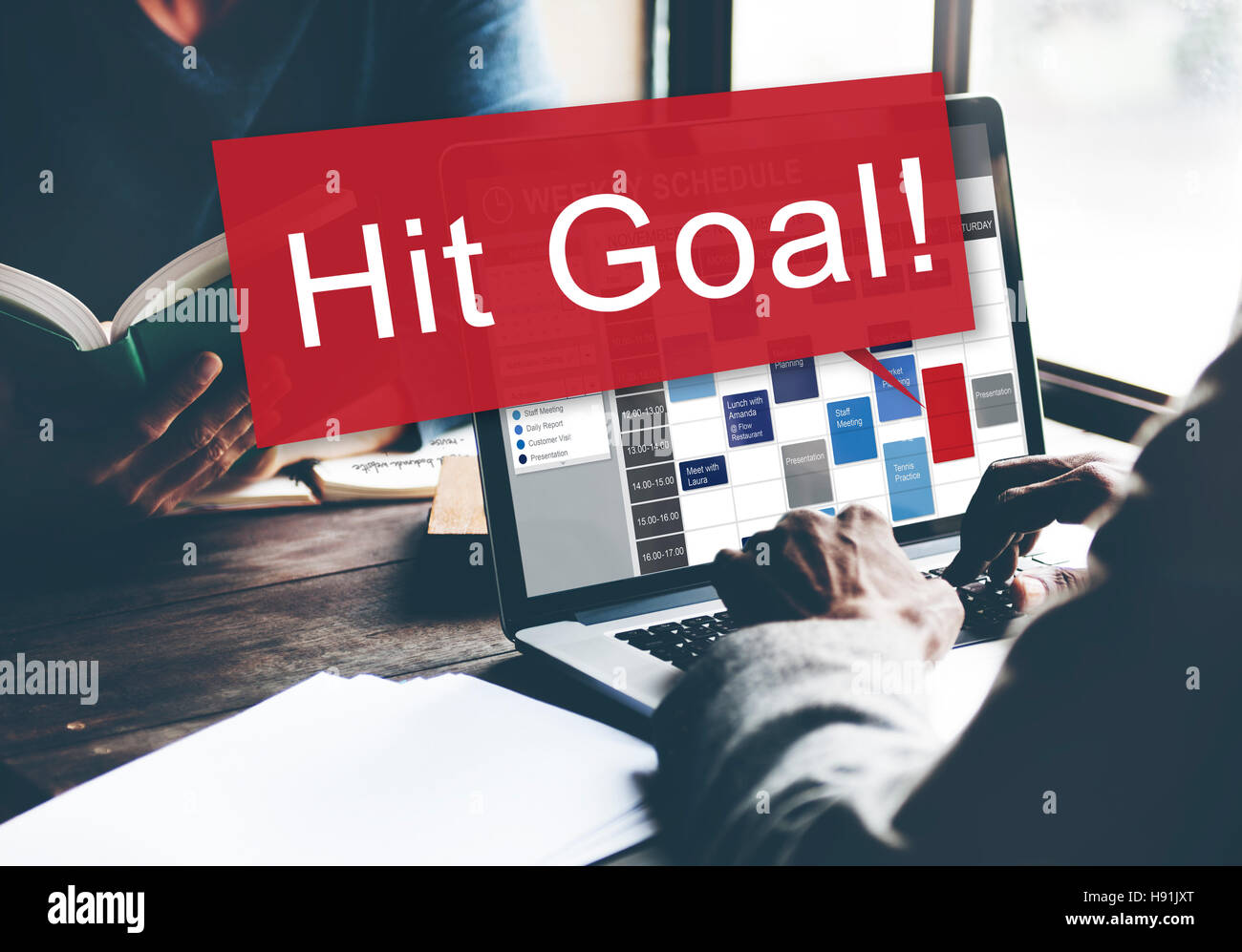 Hit Target Goal Aim Aspiration Business Customer Concept Stock Photo ...