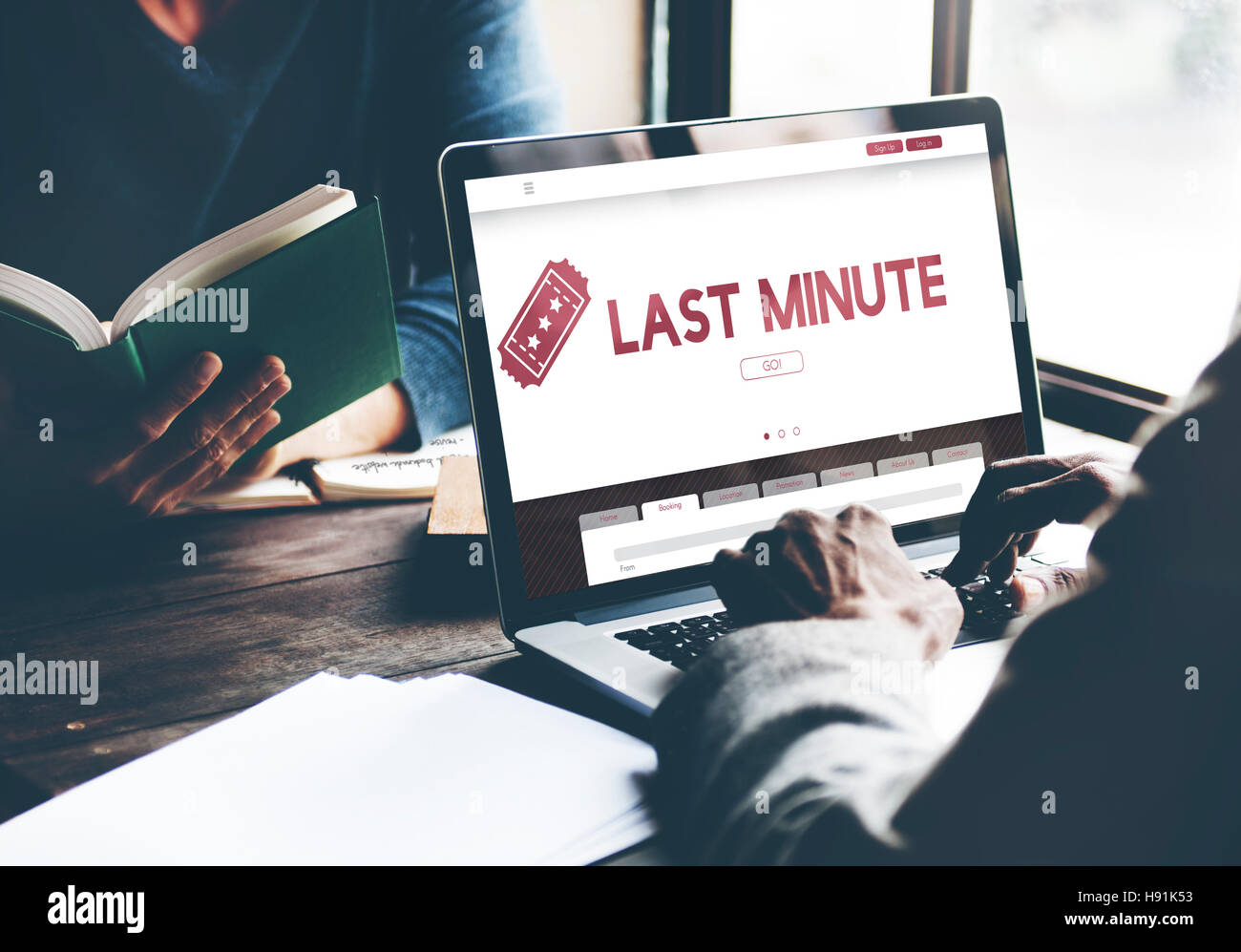 Chance Last Ticket Travel Due Concept Stock Photo - Alamy