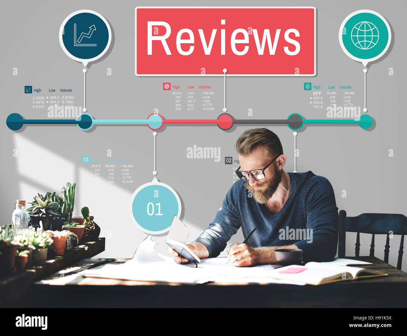 Reviews Evaluation Inspection Assessment Auditing Concept Stock Photo ...