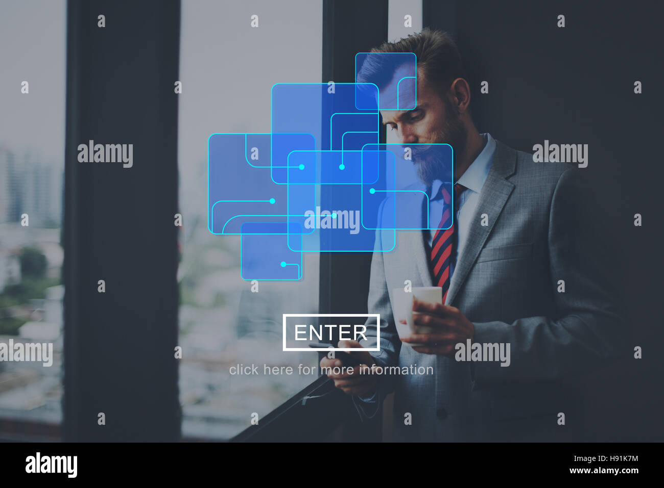 Big data analytics icons hi-res stock photography and images - Alamy