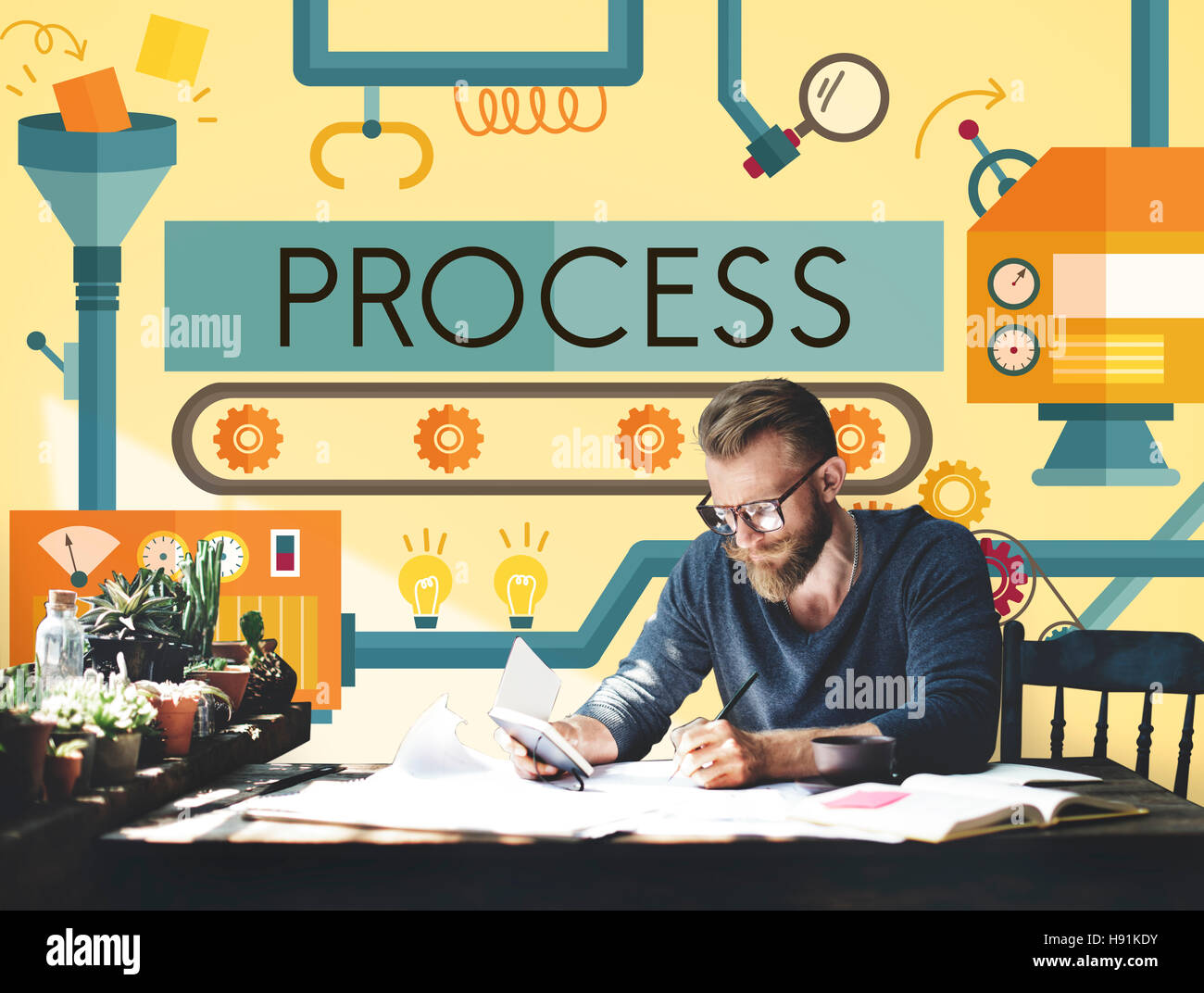 Process Method Production Operation System Concept Stock Photo - Alamy