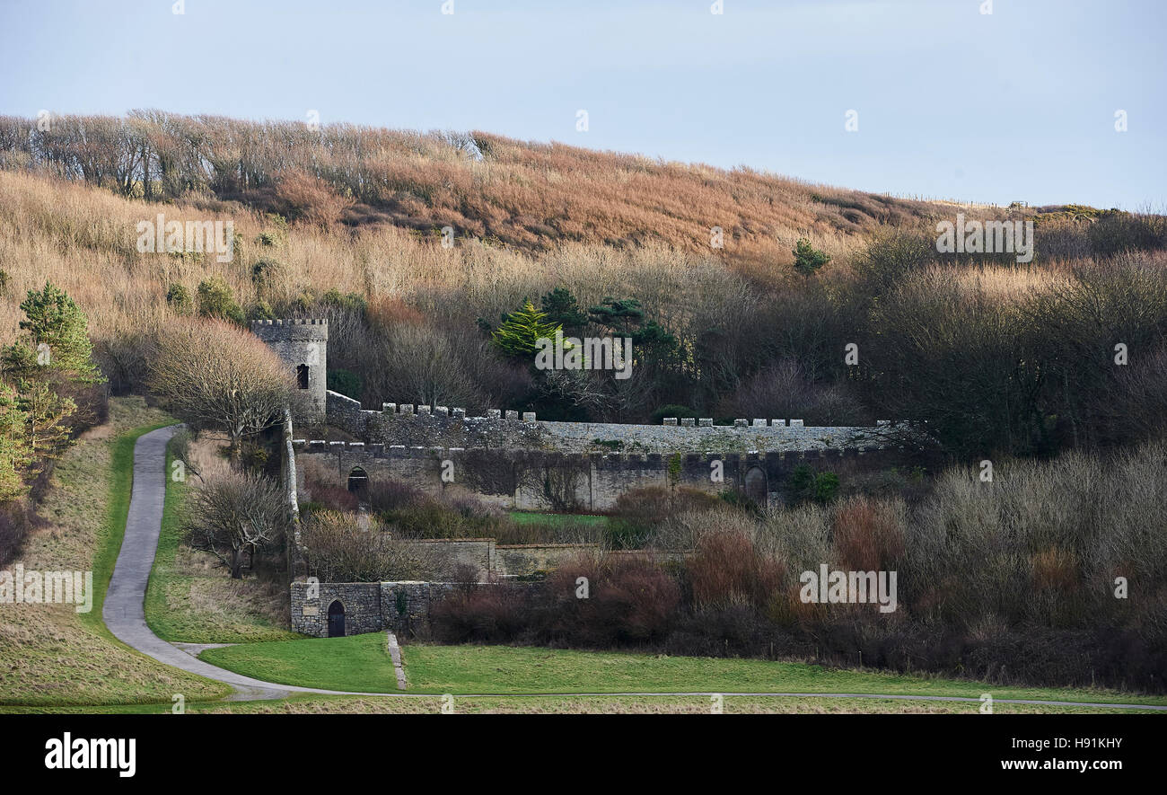 Dunraven walled garden hi-res stock photography and images - Alamy