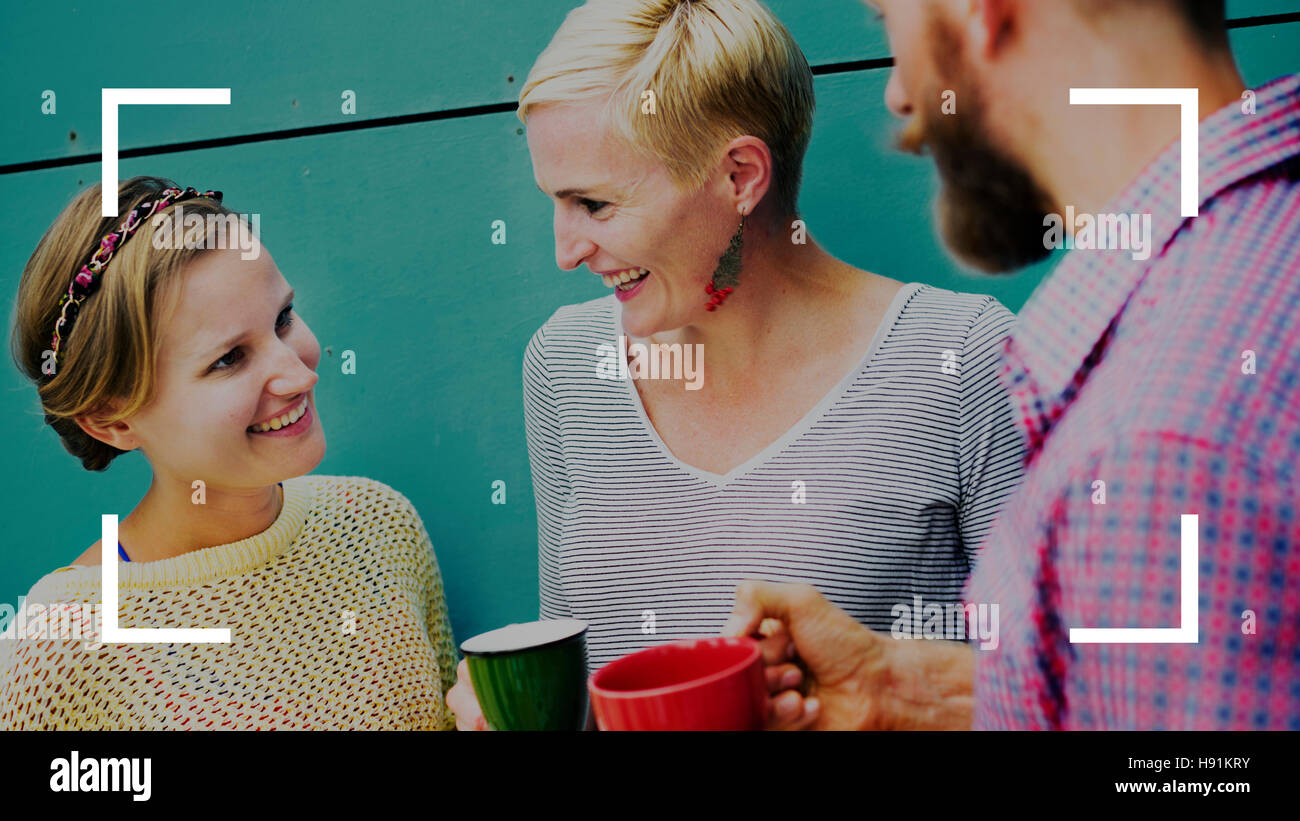 Camera Focus Frame Border Copy Space Concept Stock Photo - Alamy