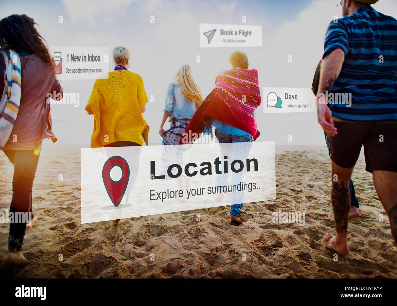 Location Journey Travel Destination Concept Stock Photo - Alamy