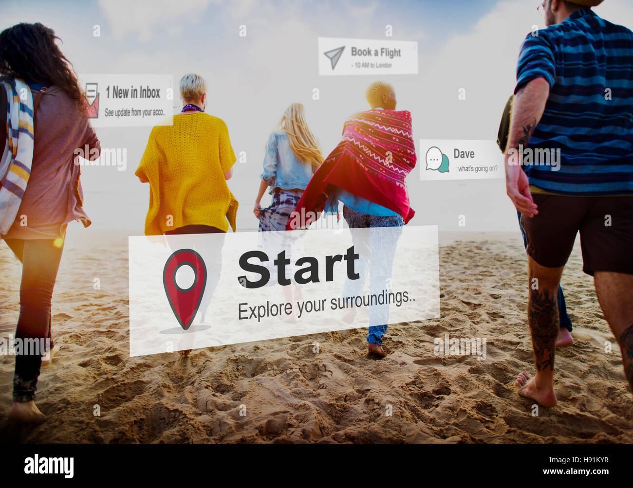 Start Begining Launch Starting Ready Forward Concept Stock Photo - Alamy