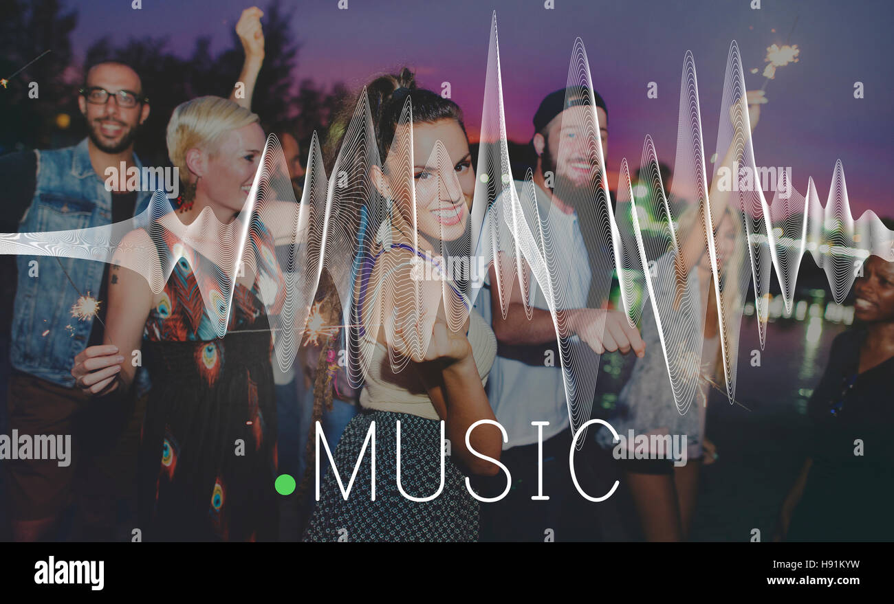 Music Audio Culture Emotion Expression Rhythm Concept Stock Photo - Alamy