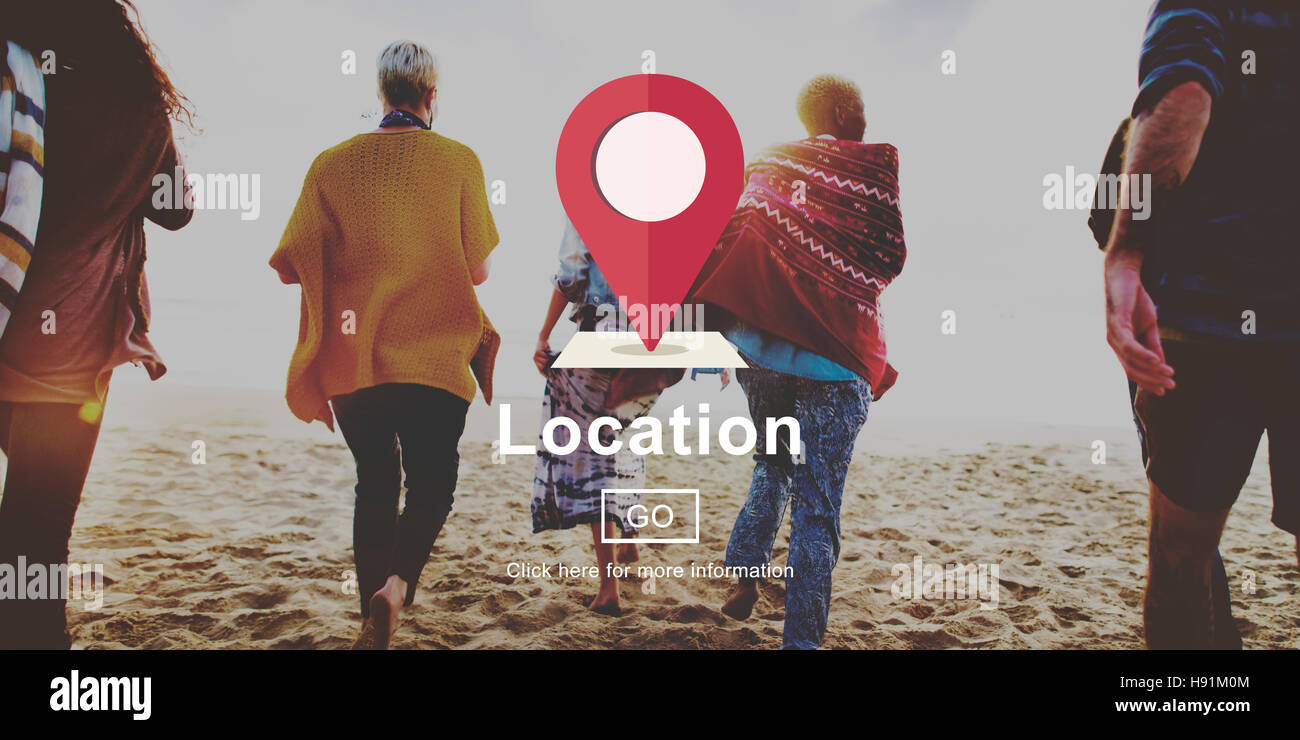 Location Marker Point Map Navigation Concept Stock Photo - Alamy