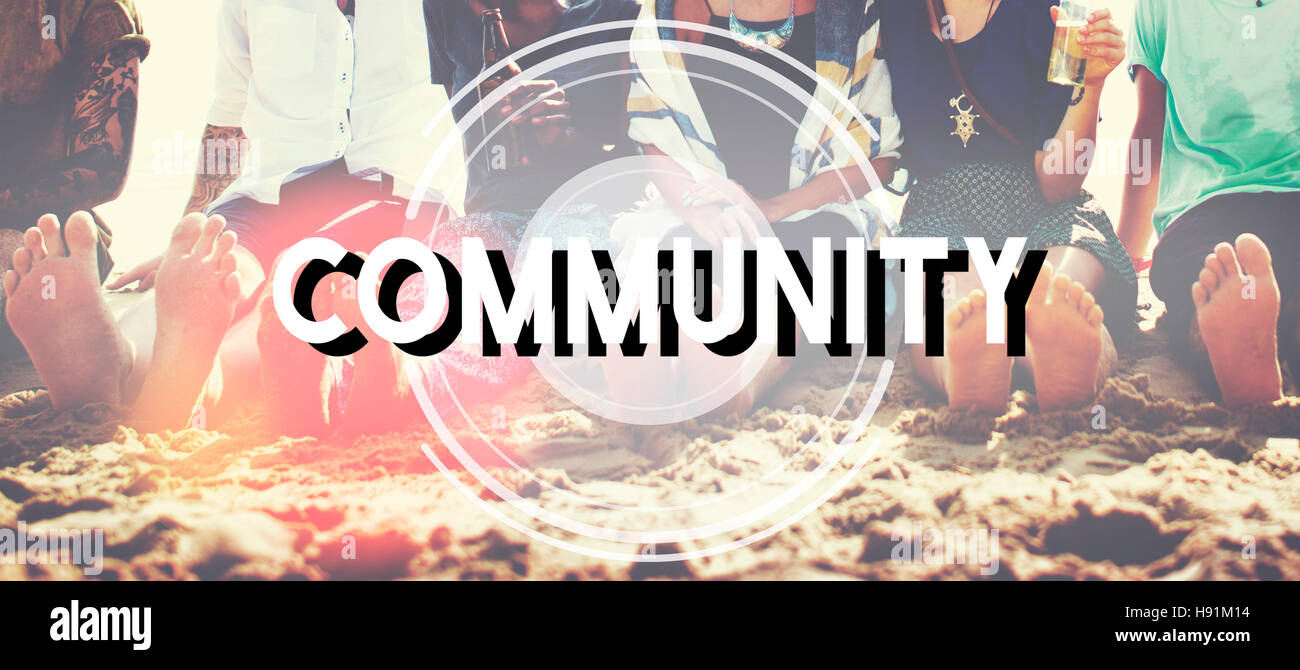 Community Connection Communication Society Unity Concept Stock Photo ...