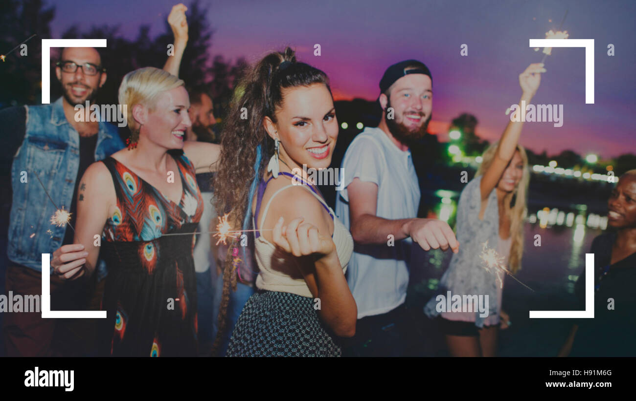 Camera Focus Frame Border Copy Space Concept Stock Photo - Alamy