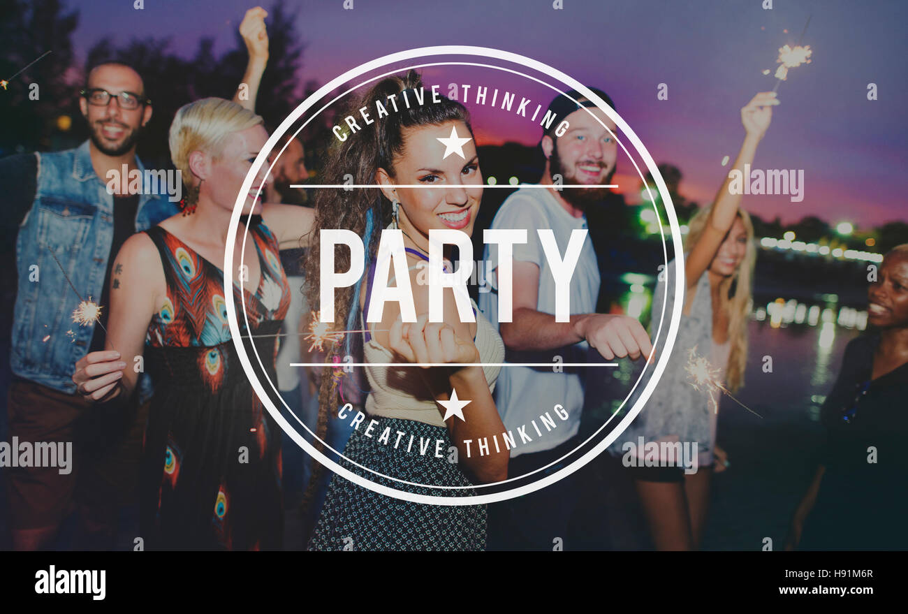 Party Celebrate Entertainment Event Festival Social Concept Stock Photo ...