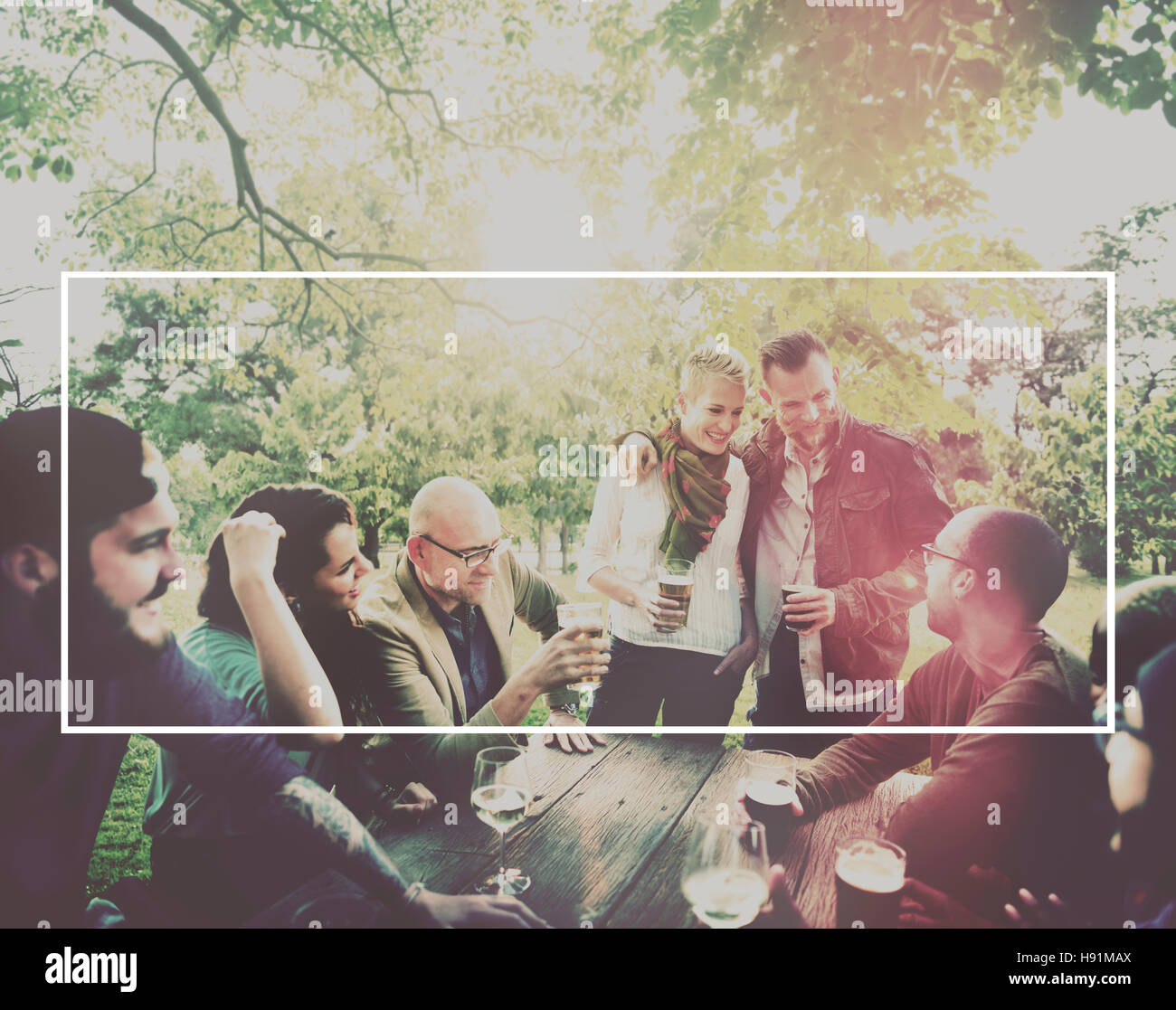 Frame Copy Space Square Border Rectangle Concept Stock Photo - Alamy