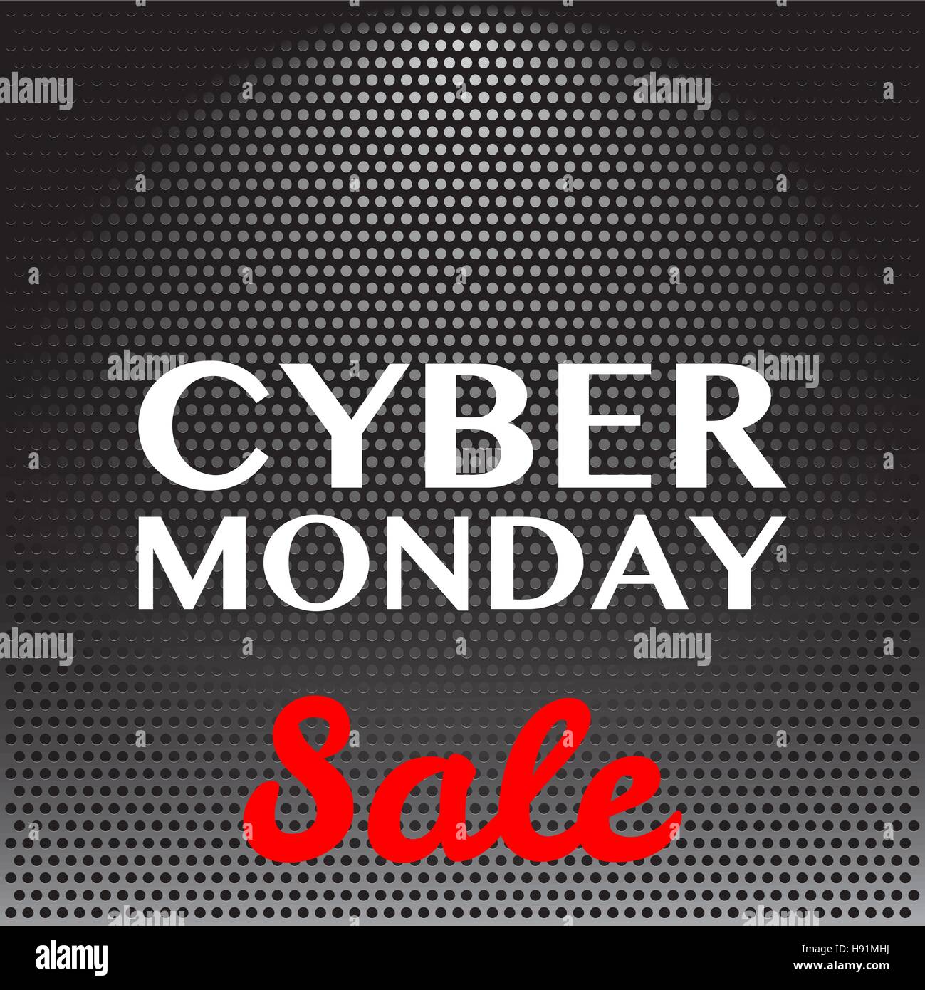 Cyber Monday Advertising Poster Design Vector Template Stock Vector ...
