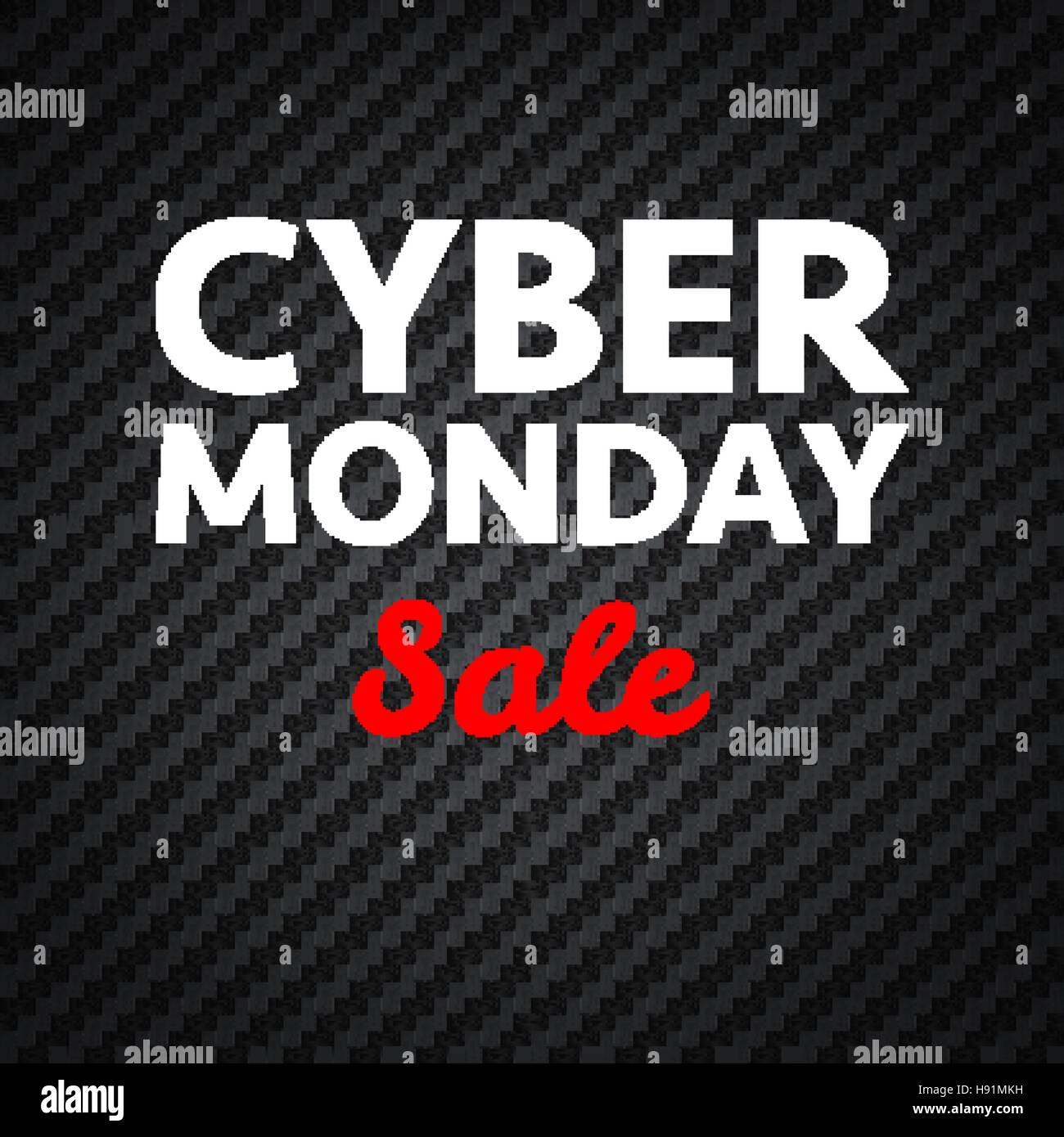 Cyber Monday Advertising Poster Design Vector Template Stock Vector ...