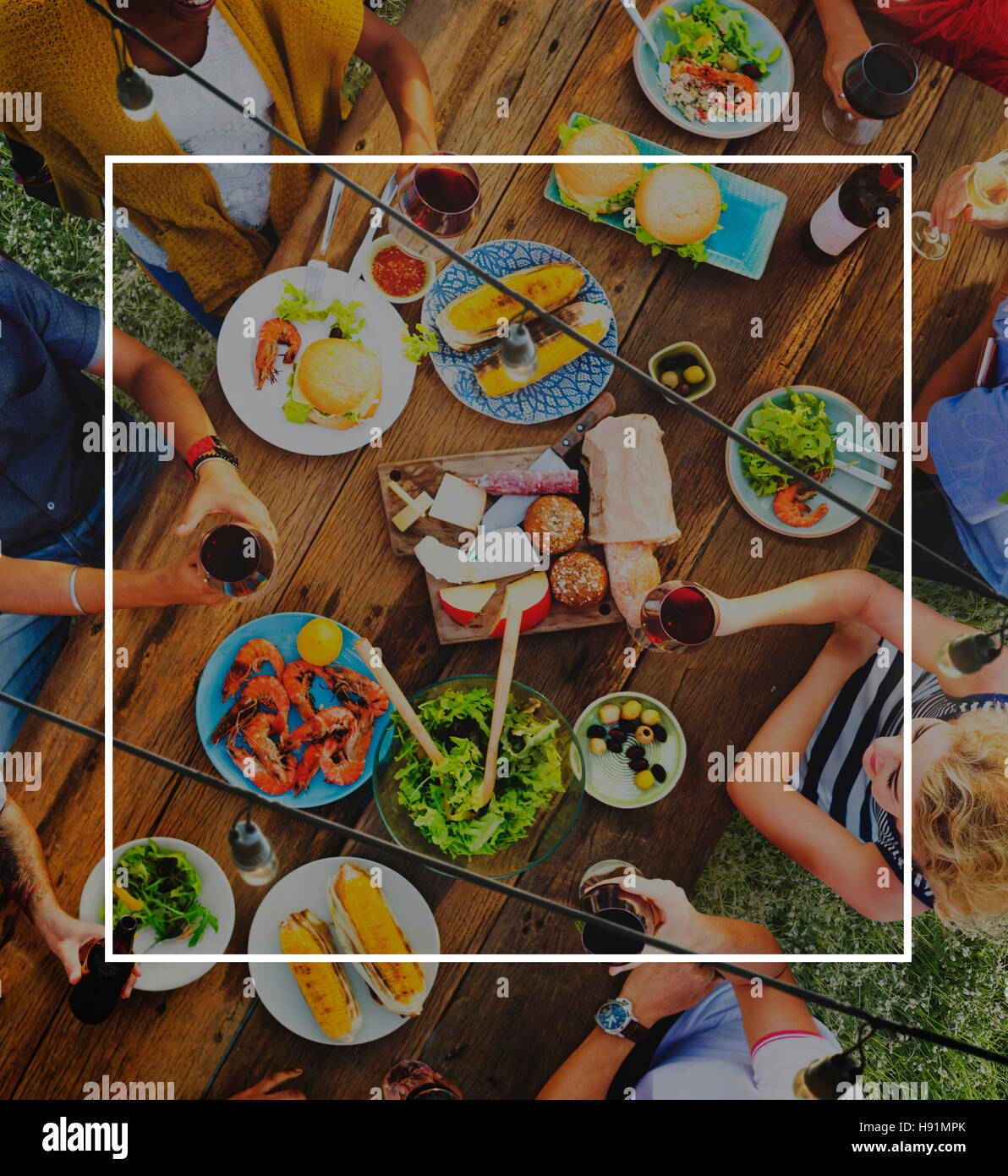 Frame Copy Space Square Border Rectangle Concept Stock Photo - Alamy