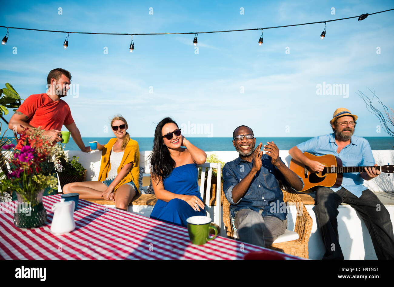 Group Of People Together Concept Stock Photo - Alamy