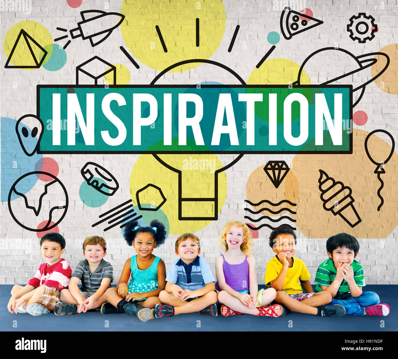 Inspiration Aspiration Confidence Creative Dream Concept Stock Photo ...