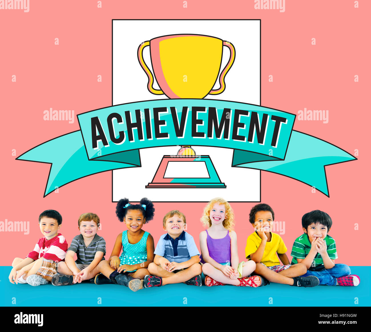 Achievement Trophy Cup Success Graphic Concept Stock Photo - Alamy