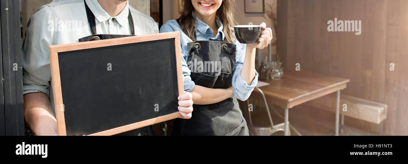 Barista Staff Working Coffee Shop Concept Stock Photo - Alamy