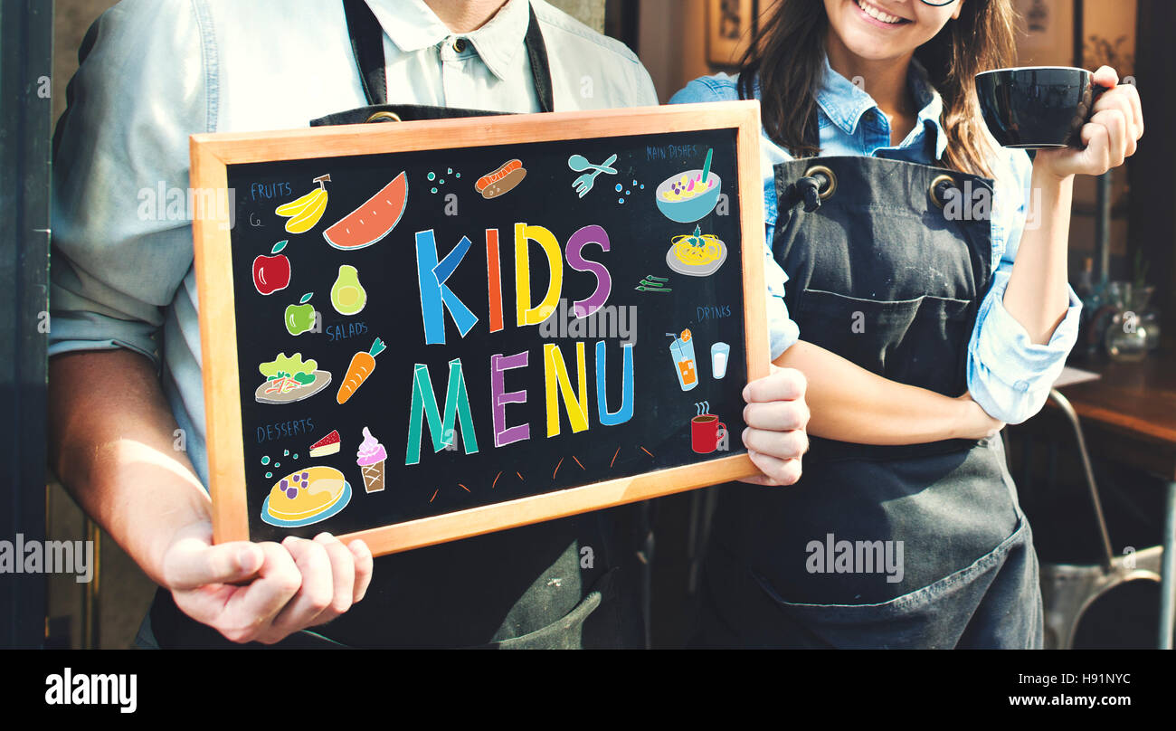 Kids cafe menu hi-res stock photography and images - Alamy