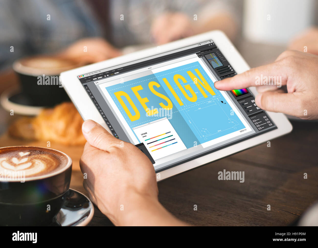 Design Creative Trends Graphic Concept Stock Photo - Alamy