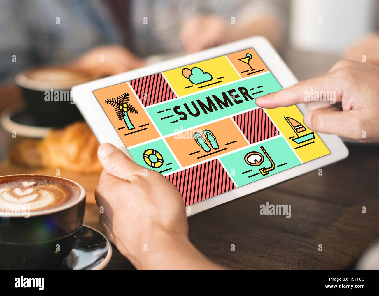 Summer Holiday Rest Vacation Relaxation Concept Stock Photo - Alamy