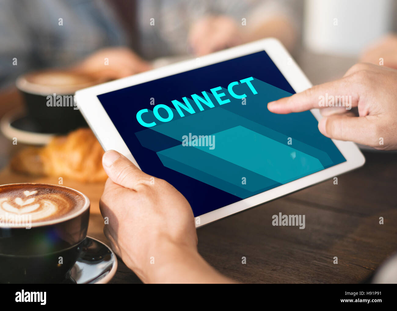Connect Technology Online Wireless Concept Stock Photo - Alamy