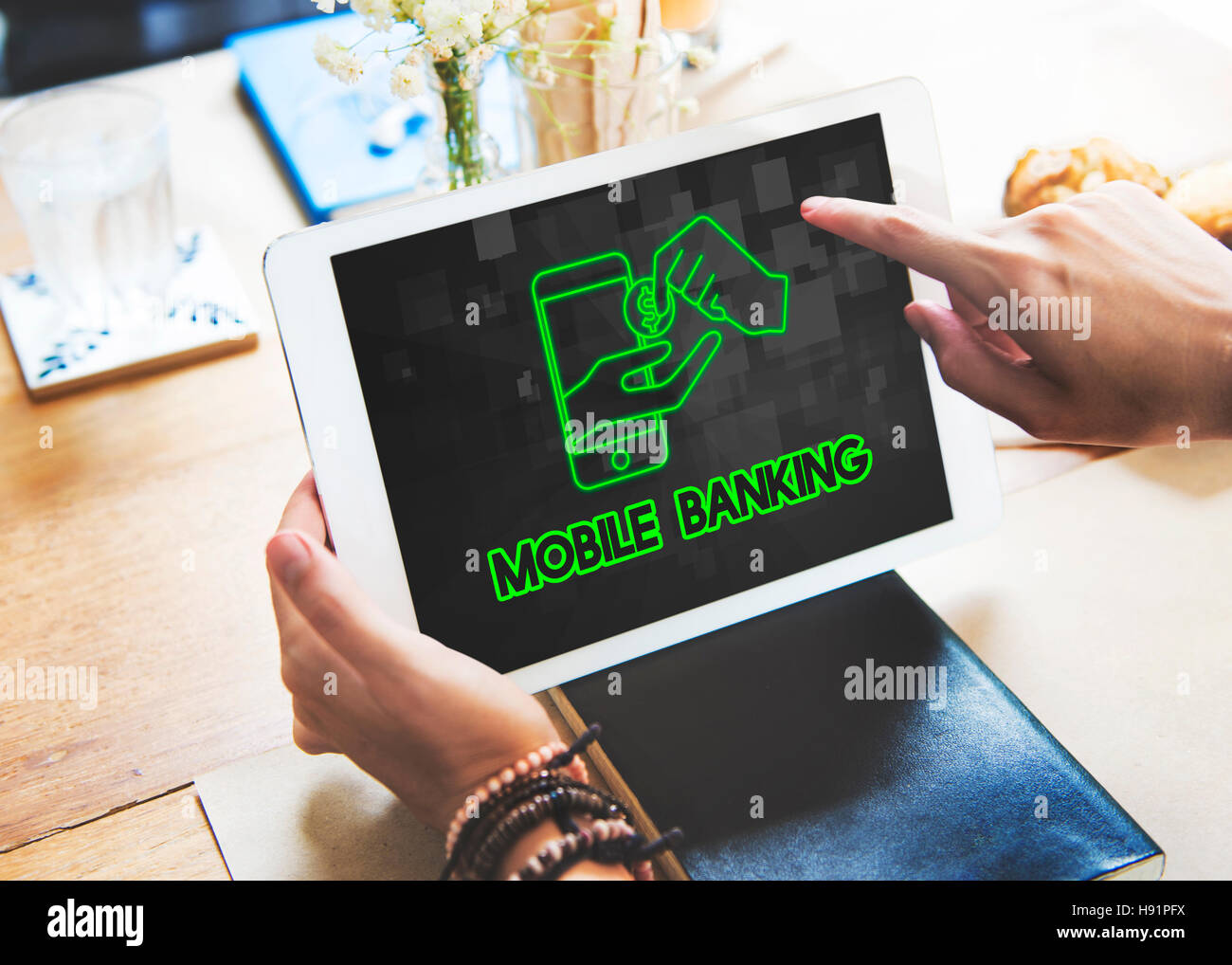 Bank transfer banking transaction hi-res stock photography and images ...